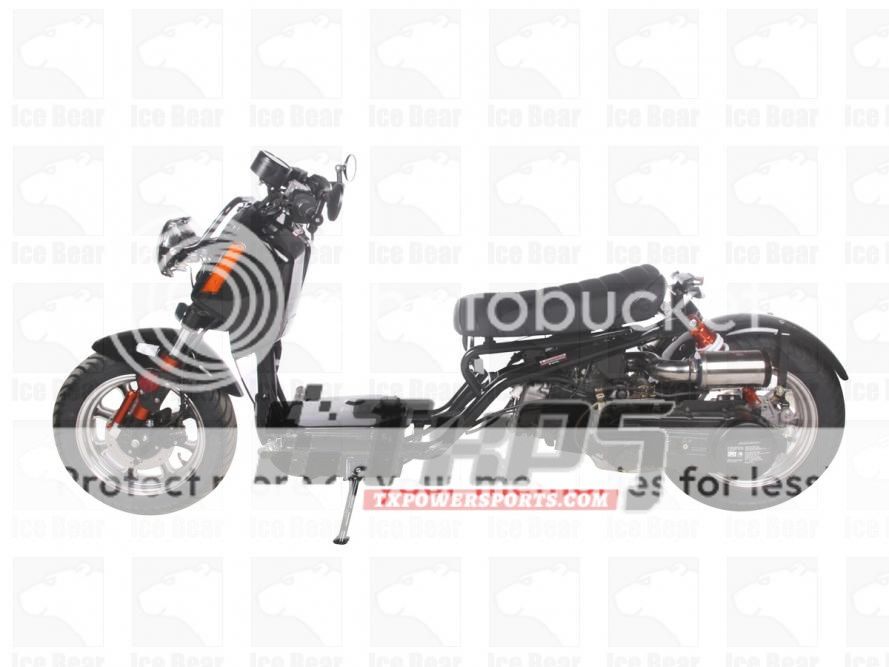 ICE BEAR "GEN IV MADDOG" 150cc Scooter Street Bike