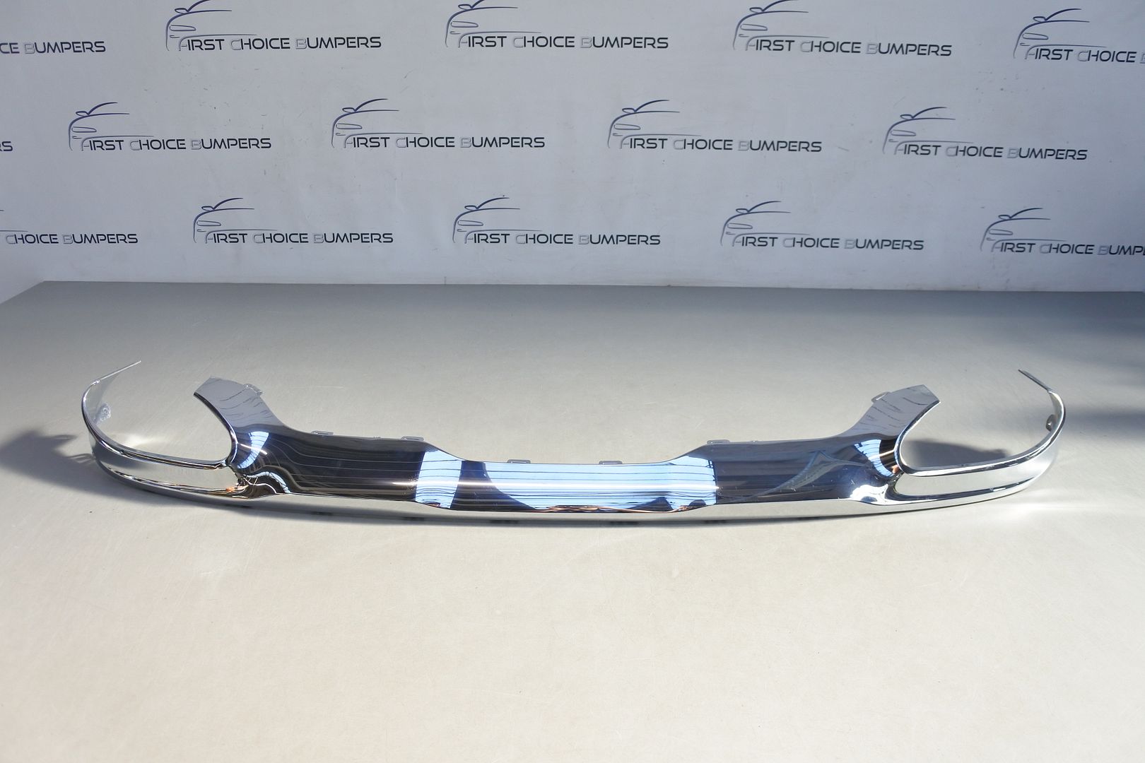 GENUINE MERCEDES BENZ GLC X253 SPORT REAR BUMPER LOWER CHROME TRIM ...