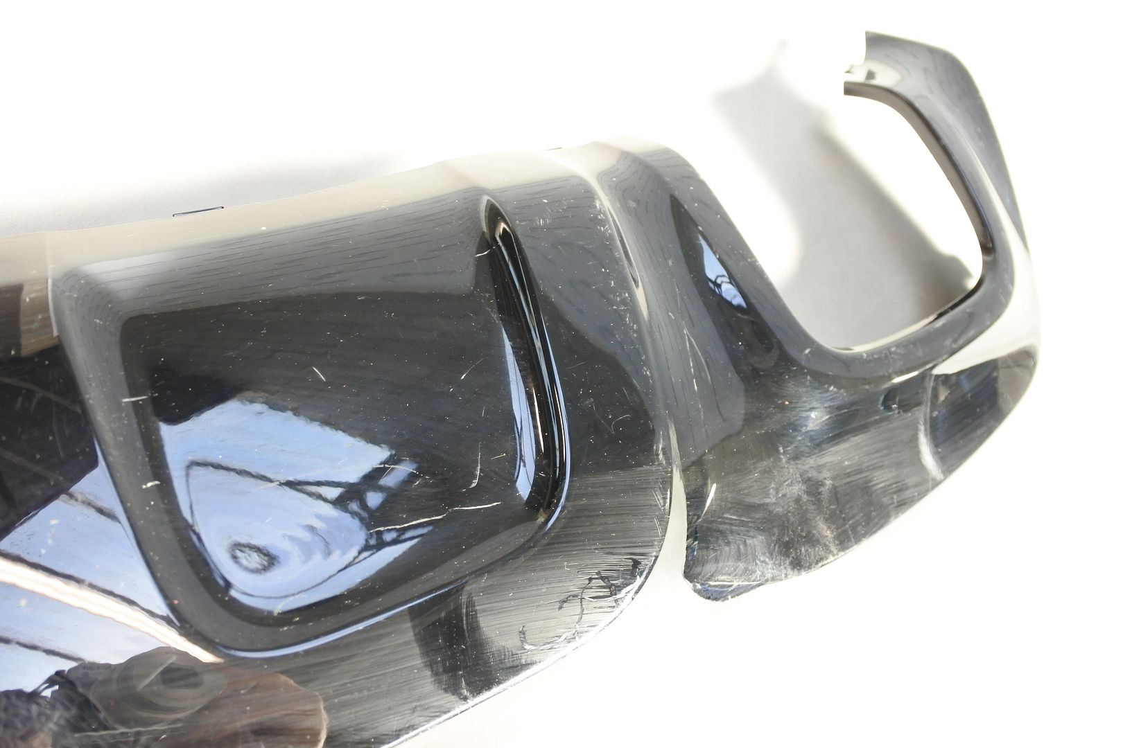 GENUINE MERCEDES BENZ GLA X156 AMG SPORT REAR BUMPER DIFFUSER/TRIM ...