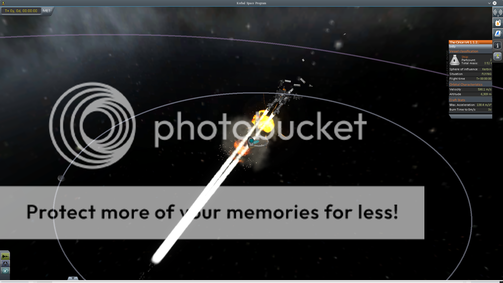 The Orion and the Kraken?! (6000m auto explosion) - KSP1 Technical ...