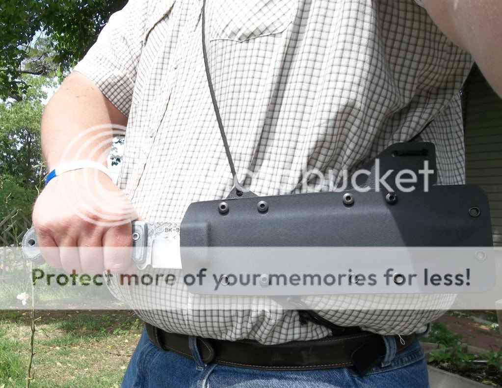BK9 kydex shoulder/baldric rig...Gen2, Complete! | BladeForums.com