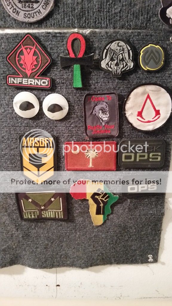My updated Patch wall. : r/airsoft